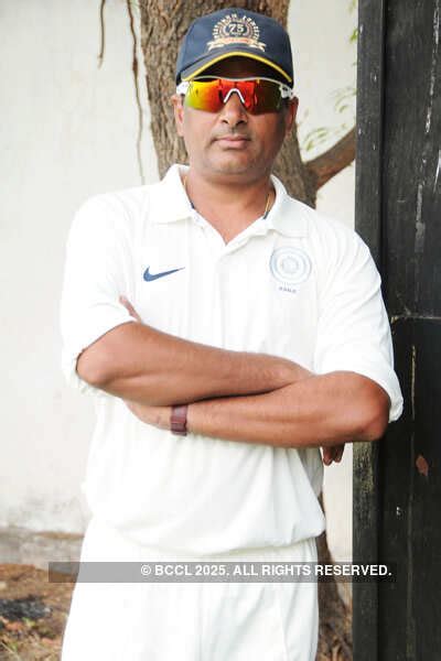 Former Indian Cricketer Venkatapathi Raju Poses For Photogs During His Recent Visit To The City