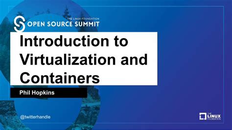 pdf introduction to virtualization and containers · what is a container and all the related