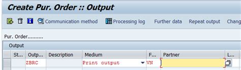 Po Output Type Not Triggering Sap Community