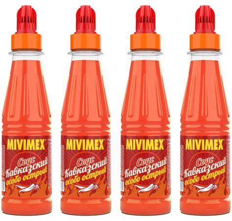 Соус острый Mivimex Кавказский, 4 уп по 200 г - купить с доставкой по ...