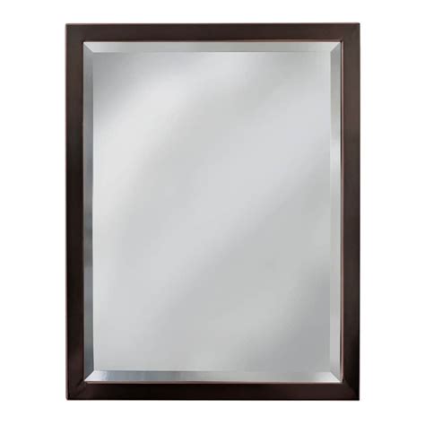 Shop Allen Roth 24 In W X 30 In H Oil Rubbed Bronze Rectangular
