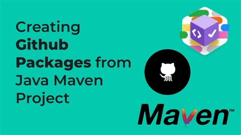 How To Create Github Packages From The Java Maven Project Youtube