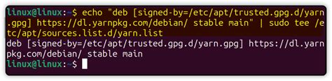 How To Install Yarn On Ubuntu Linux Genie