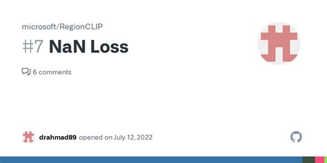 NaN Loss Issue Microsoft RegionCLIP GitHub