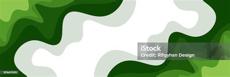 현대 녹색 그라데이션 웨이브 레이어 기하학적 추상 배경 백색 디자인 0명에 대한 스톡 벡터 아트 및 기타 이미지 0명 3차원 형태 곡선 Istock