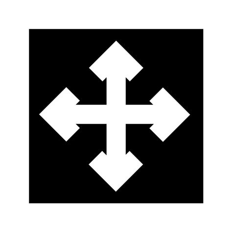 Arrow Up Down Left Right Square Fill Vector SVG Icon SVG Repo