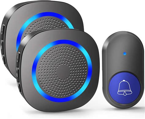 Surfou Wireless Doorbell Easy Installation Waterproof Door Bell With