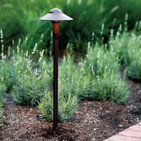 6 Dome 2700k Led Path Light Bronze Kichler Lighting