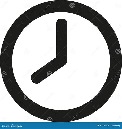 Very Simple Clock Button Stock Vector Illustration Of Timer 107159774 Very Simple Clock Button Stock Vector Illustration Of Timer 107159774