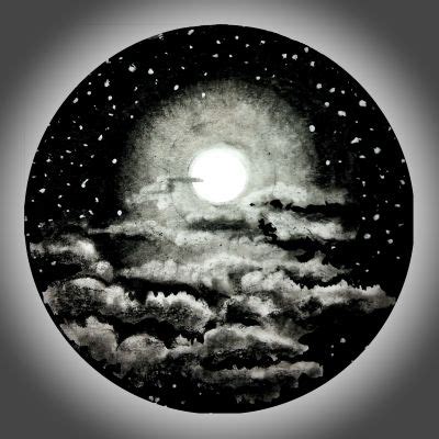 Moon And Clouds Drawing At Explore Collection Of