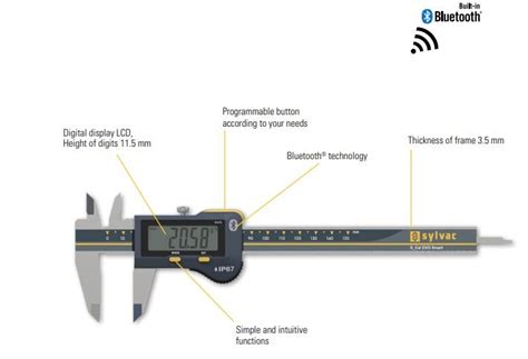 Sylvac Digital Caliper With Bluetooth Lfc