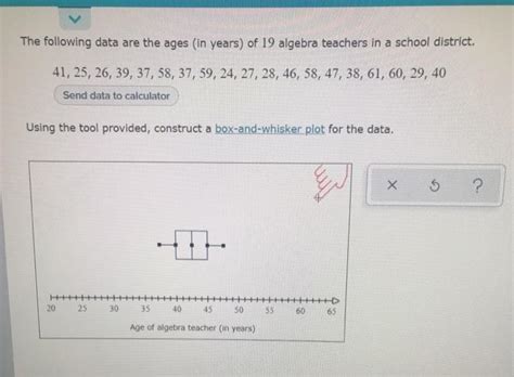 Solved The Following Data Are The Ages In Years Of 19