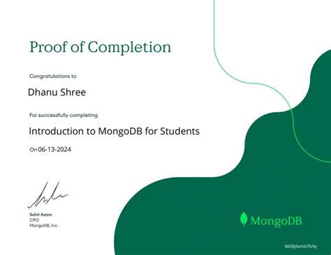 Dhanu Shree Prabu Ram On Linkedin Mongodb Python Ictacademy
