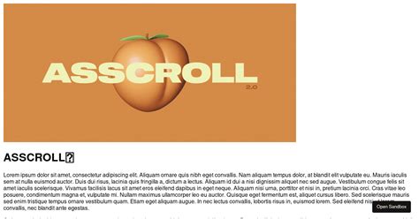 Asscroll React Forked Codesandbox