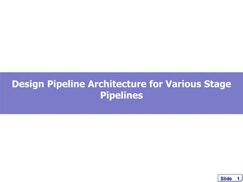 Pipelining In Computer Architecture