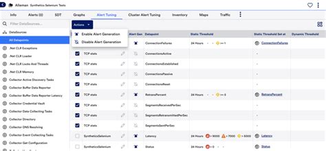 Alerts Tuning Tab Logicmonitor