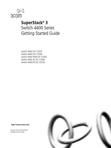 Manual 3com Superstack 3 4400 Pdf Network Switch Command Line Interface