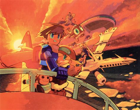 Mega Man Legends 2 Promotional Art Mega Man Series Art Gallery