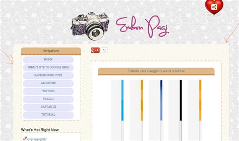 Membuat Border Melengkung Keliling Blog Web Loveheaven 07