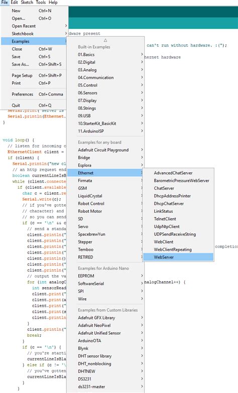 Nano With Ethernet Shield ENC J Not Connecting To Blynk Need Help With My Project Blynk