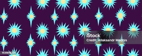 완벽 한 추상 식물 패턴입니다 창의적인 일러스트레이션 장식적인 별이 있는 완벽한 배경입니다 식물 모티프 벡터 일러스트 레이 션 와 추상 데이지 광고에 대한 스톡 벡터 아트