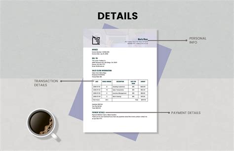 Hourly Invoice Template In Word Pdf Download Template Net