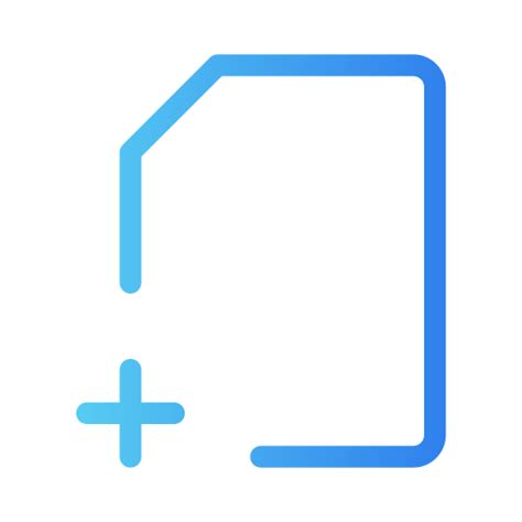 File Generic Gradient Icon