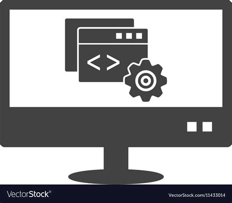 programming configuration royalty free vector image