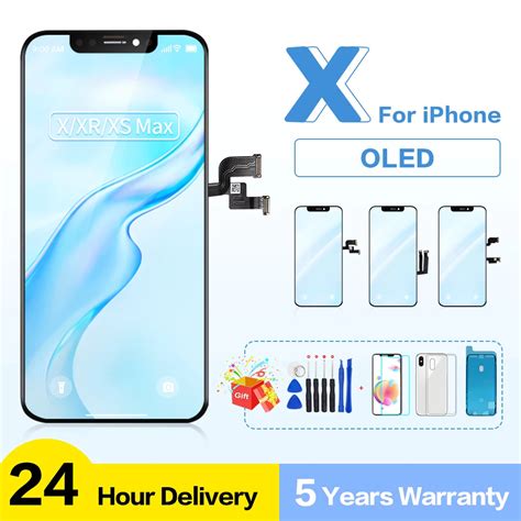 아이폰 X Xr Xs 맥스용 Lcd 디스플레이 화면 교체 Oem 3d 터치 어셈블리 포함 Aaa 품질 Oled 아이폰 11 무료 배송 Aliexpress
