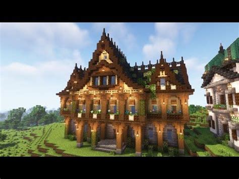 Minecraft How To Build A Medieval Library Tutorial Minecraft