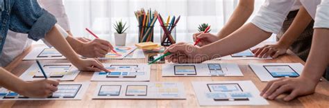 Creative Front End Developer Brainstorming Ui Design Scrutinize Stock Image Image Of