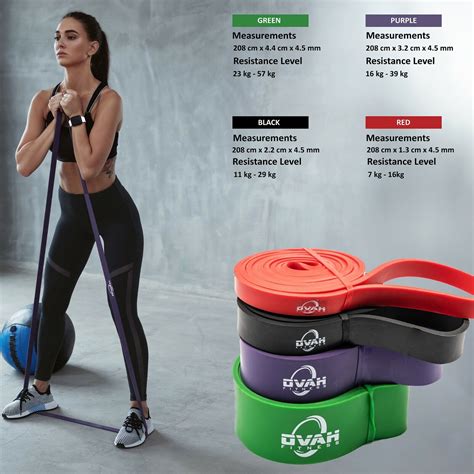 Heavy Duty Pull Up Resistance Bands Set Assisted Exercise Tube Home Gym