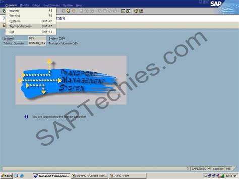 Delete Transport Management System Configuration
