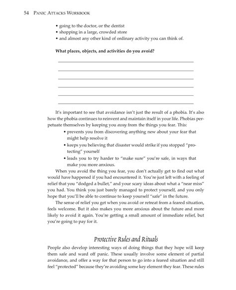 Panic Attacks Workbook Book By David Carbonell Official Publisher