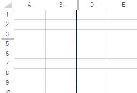 Hidden Rows And Columns UI For WinForms Documentation Telerik UI For WinForms