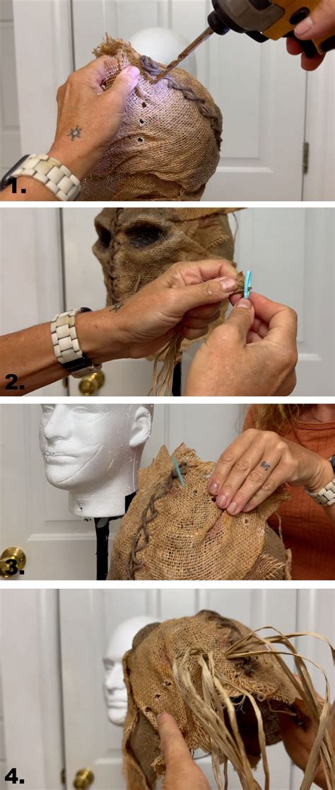 Best 12 How To Make A Scary Scarecrow Mask With Burlap For Halloween