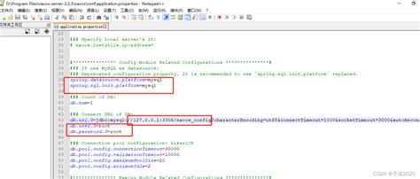 Nacos切换到mysql数据库（替换掉嵌入式数据库derby）nacos改为mysql Csdn博客