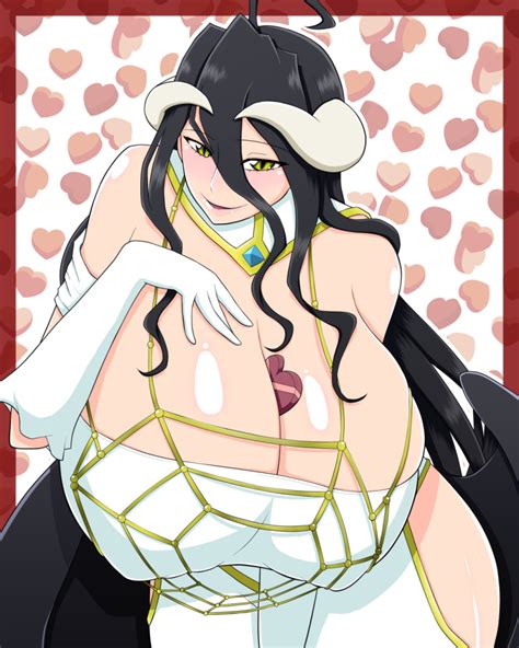 Rule 34 1girls Albedo Overlord Demon Girl Eabeeee Huge Breasts