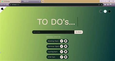 Todolist Webdevelopment Octanet Todolist Webdesign Innovation Pragati Deore