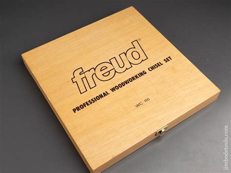 Mint No Wc 110 Set Of Ten Freud Boxwood Handled Chisels With Decals I