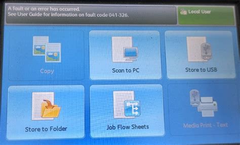 Bảng mã lỗi máy photocopy Fuji Xerox Error code list