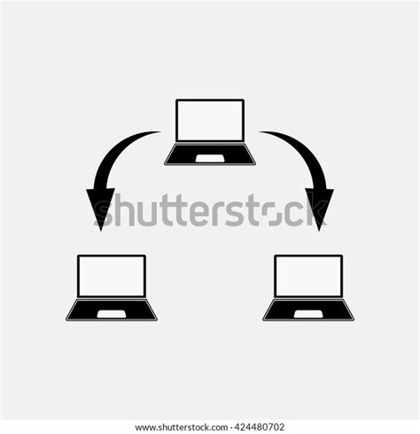 Abstract Computer Network Scheme Stock Vector Royalty Free 424480702 Shutterstock