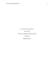 CMIT Cisco Network Proposal Part Cisco Network Proposal Part Cisco Network