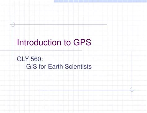 Ppt Introduction To Gps Powerpoint Presentation Free Download Id 5630456