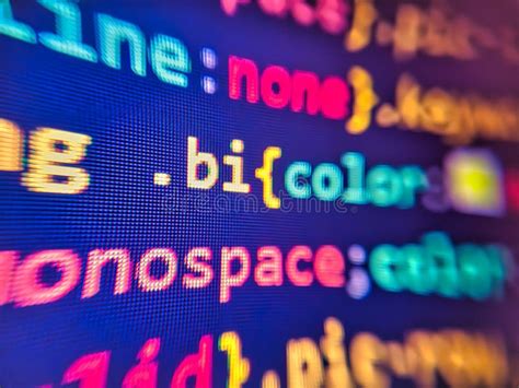 Web Site Codes On Computer Monitor Software Developer Screen