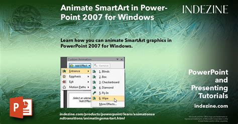 Animate SmartArt In PowerPoint 2007 For Windows