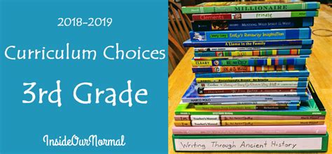 3rd Grade Curriculum Picks ~ Inside Our Normal