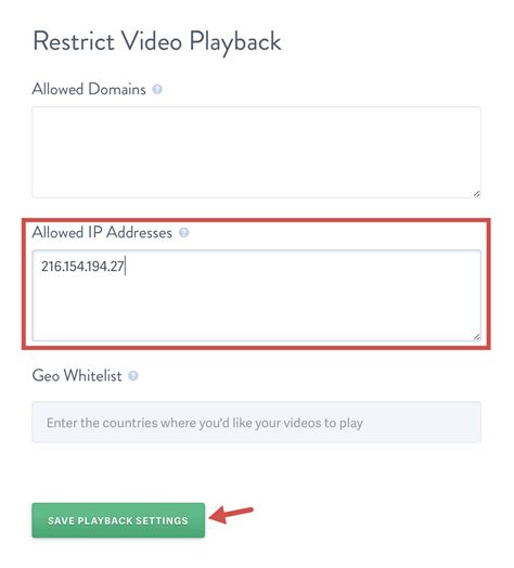 Allowed IP Addresses Video Hosting And Live Streaming For Businesses SproutVideo