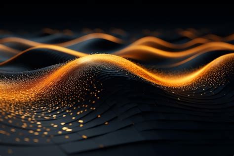 Premium Ai Image Dark Network Connection Background