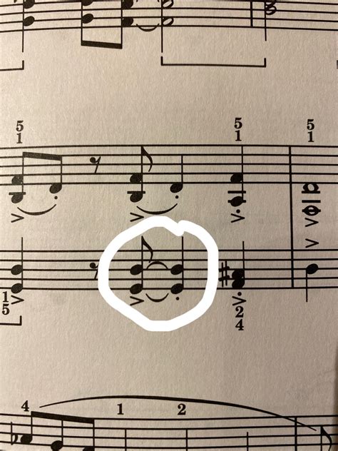 how do i play this slur or tie on the same notes with a staccato on